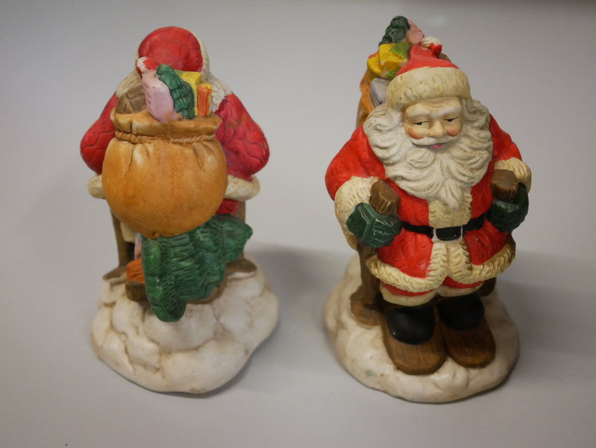 Figur julemand med gaver eller på ski – Herolds Varehus